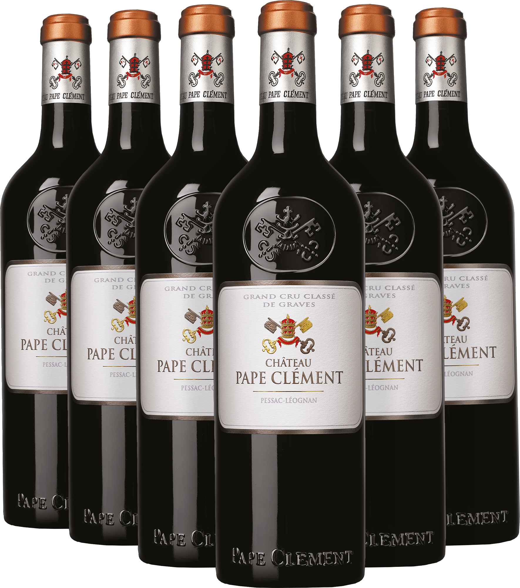 Château Pape Clément 6 Flaschen Château Pape Clément Rouge Grand Cru ...
