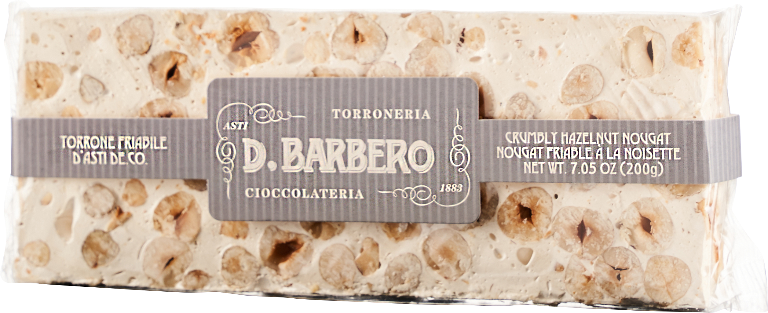 D.Barbero Harter Torrone mit piemontesischen Haselnüssen 200g - WEIN & CO
