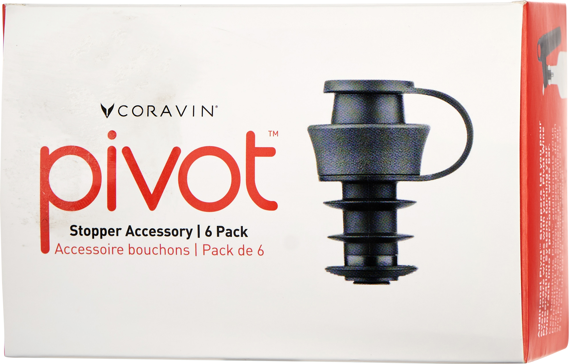 Coravin CORAVIN Pivot Silikon-Stopper (6 Stk.) - WEIN & CO