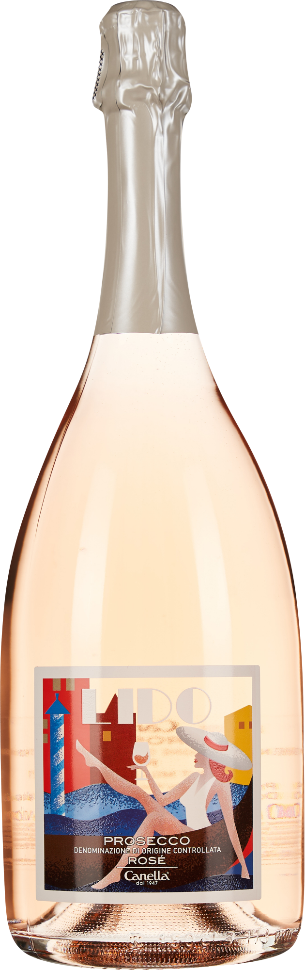 Canella Prosecco Brut Rosé Lido Magnum 2021 - WEIN & CO