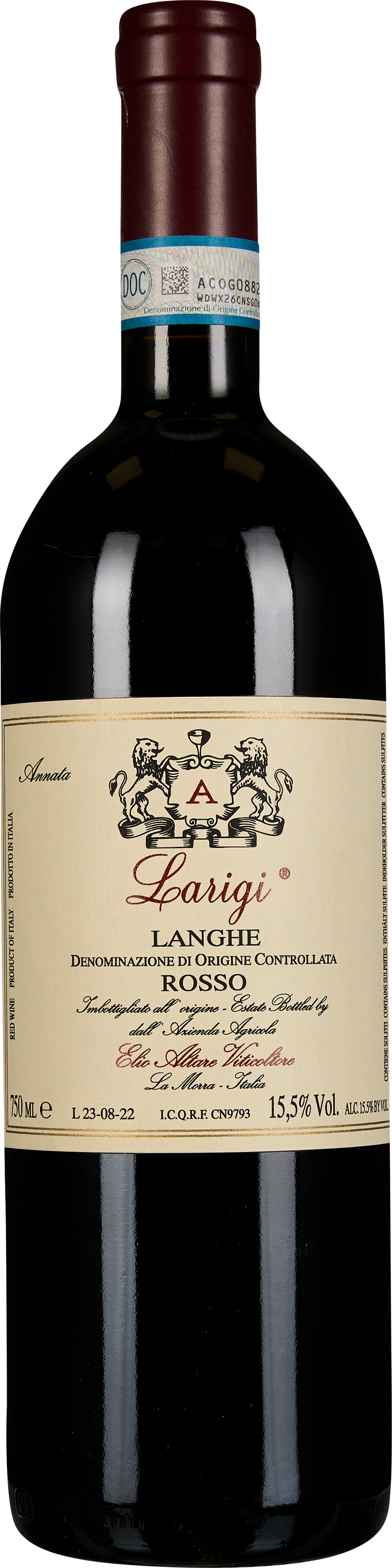 Altare Langhe Rosso Larigi 2022 - WEIN & CO